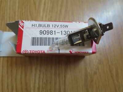 TOYOTA HEADLAMP HALOGEN BULB BULBS x2 TWOH1 12V 55W !GENUINE! 90981 ...