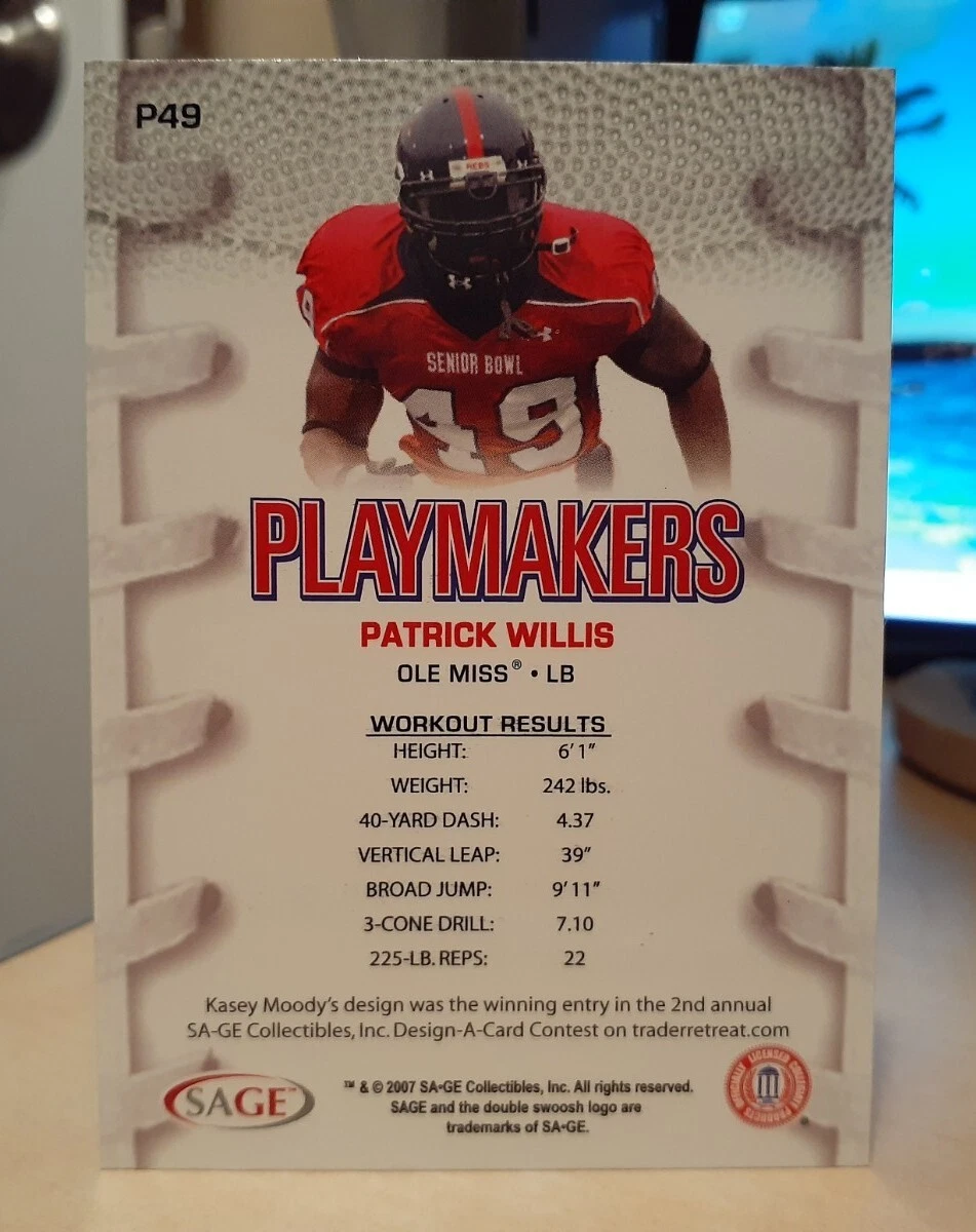 Patrick Willis 49ers Hit