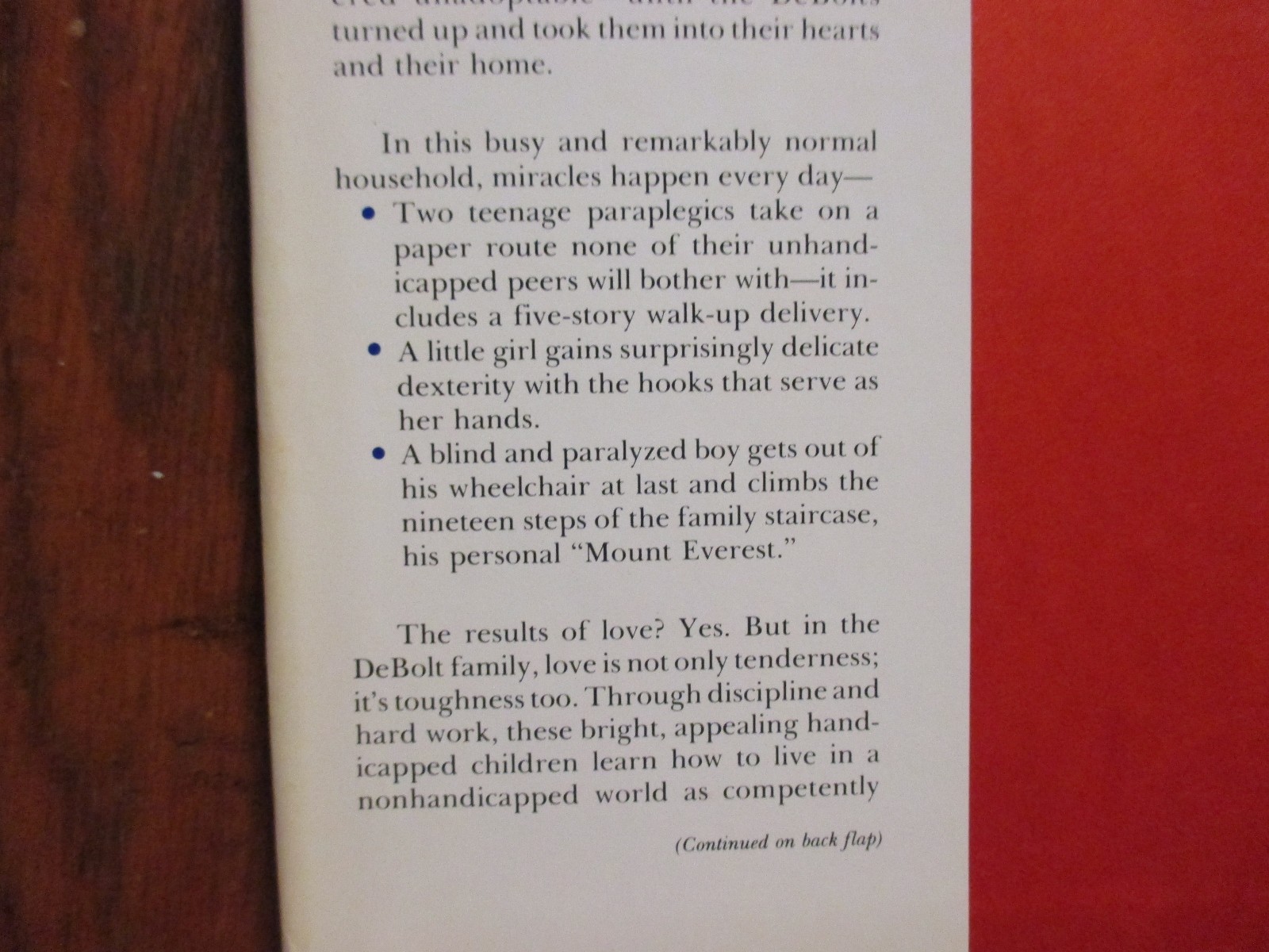 ROBERT DeBOLT/DOROTHY DeBOLT Signed Book(19 STEPS UP THE MOUNTAIN-1976 ...