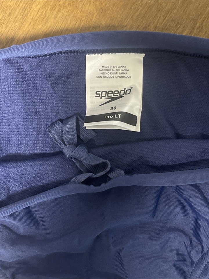 Speedo Men’s Eco ProLT Swim Briefs Size 30 Solid Navy New With Tags | eBay