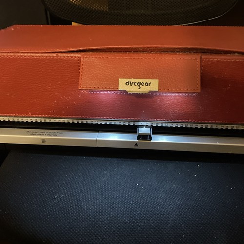 Discgear Selector 120 HD Red Faux Leather Disc/CD/Blu-Ray Storage Hard ...