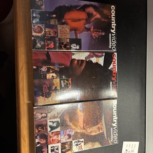 Lot Of 3 Country Video Monthly (VHS, 1995) Brand New Sealed. Various ...