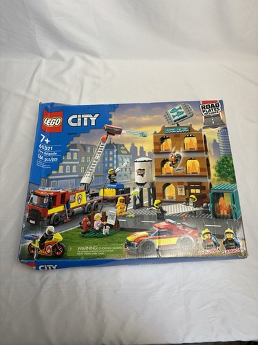LEGO City Fire Brigade 60321 (DAMAGED BOX) Building Set Toy Fire Truck ...