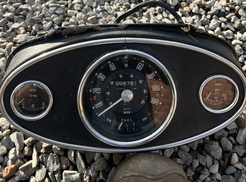 Classic Mini original Centre speedo Binnacle Smiths Gauges | eBay