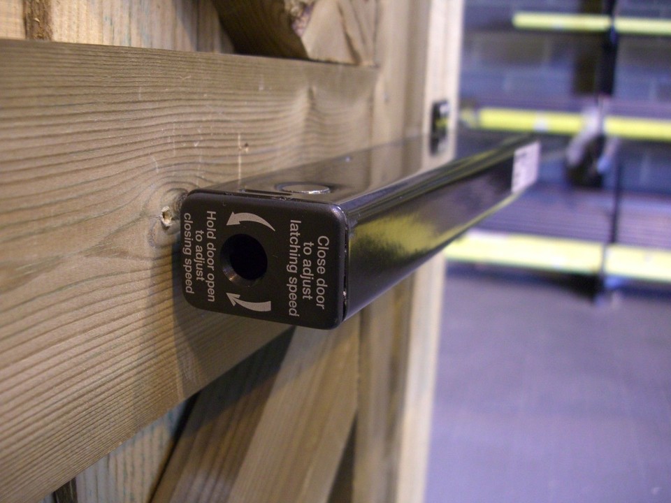 Heavy Duty Garden Gate Closer Hydraulic Spring Self Closing Adjustable ...