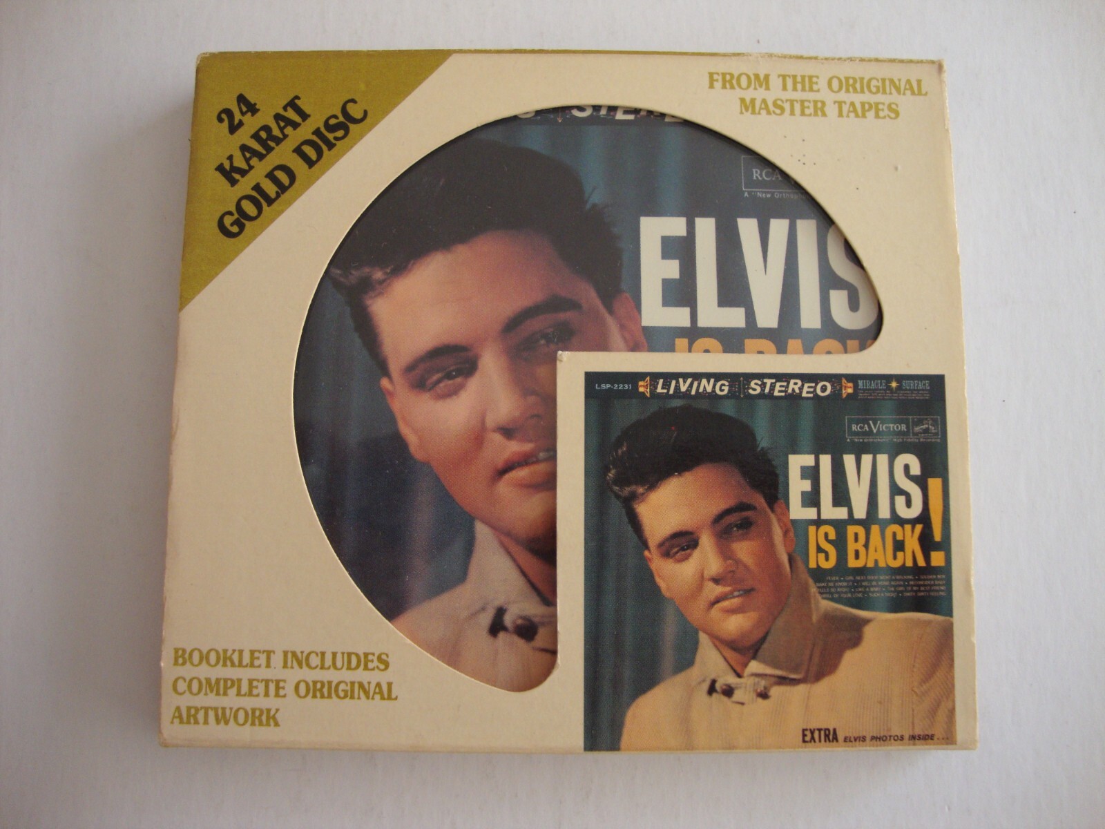 Elvis Presley CD Elvis Is Back! (24 Karat Gold Disc) (BMG, USA 1997 ...