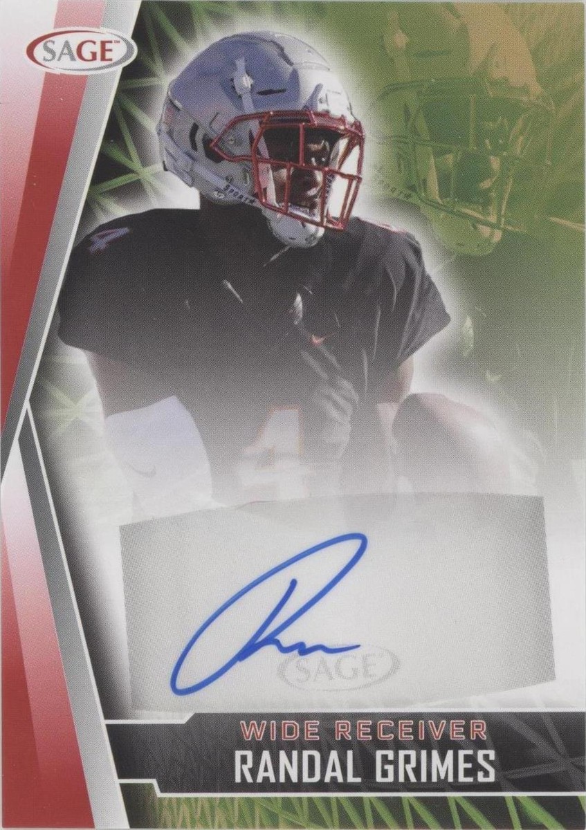 2022 SAGE High Series - Autographs Red #A-RG Randal Grimes (AU, RC) for ...