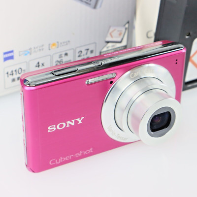 [N.Mint] SONY Digital Camera Pink DSC-W530 Cyber Shot 4x Optical Zoom ...