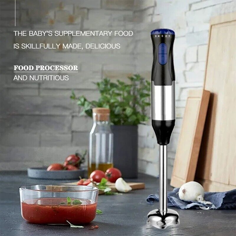 1000W 5 Speed 5 In 1 Immersion Electric Hand Blender Stick Chopper ...