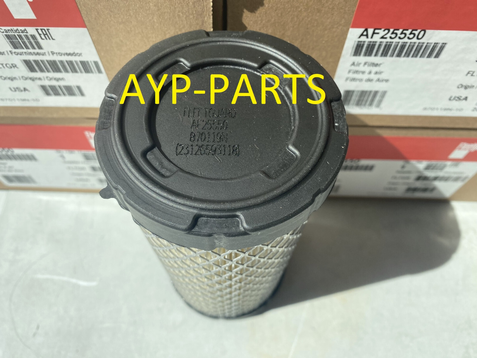 AF25550 (4 PACK) FLEETGUARD AIR FILTER RS3715 a487 | eBay