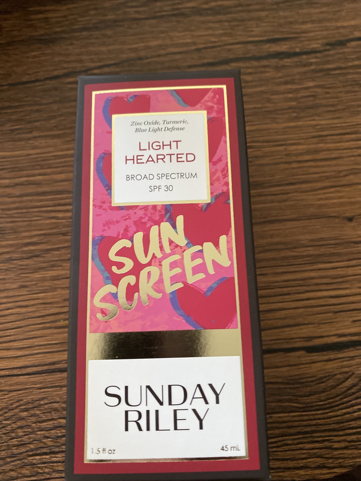 SUNDAY RILEY Light Hearted Broad Spectrum SPF30 Sunscreen 1.5oz Full Sz ...