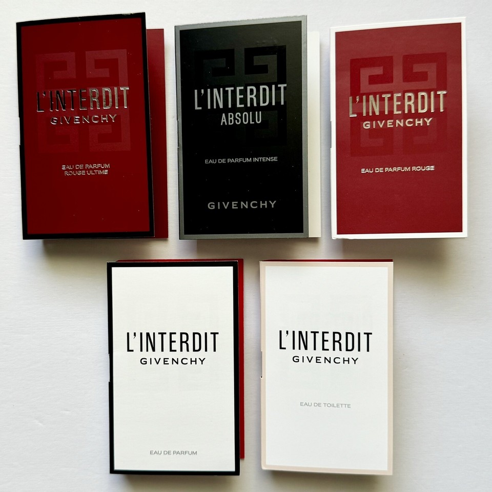 Givenchy Perfume Collection Sample Spray Vials 14pc Set | eBay