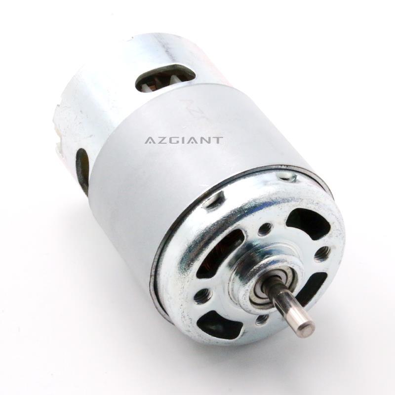 895 DC Motor 12V 24V 12000RPM 60W Large Torque Tools Motor Double Ball ...