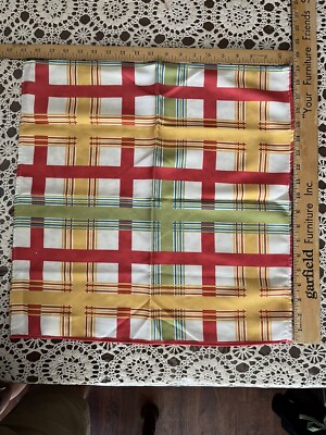 Food Network Farm Plaid Napkins set of 2 Autumn Fall Harvest | eBay
