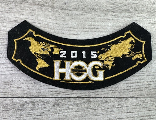 Harley Davidson HOG Owners Group Membership Rocker Patch 2015 ...