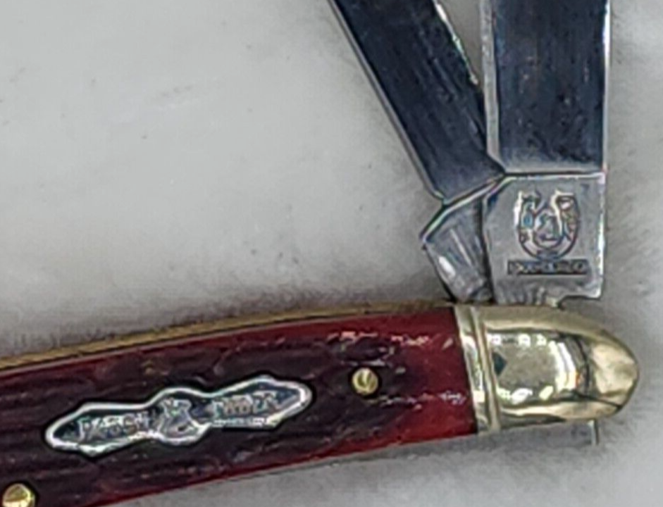 Vintage Rough Rider Red Pick Bone Peanut Pocket Knife RR461 | eBay