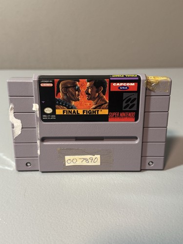 Final Fight (Super Nintendo SNES, 1991) Tested Works Authentic | eBay