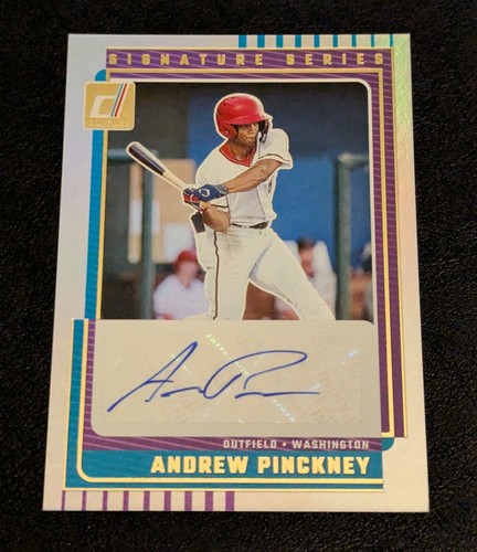 Andrew Pinckney 2025 Panini Donruss Baseball Signature Series Auto #SG ...