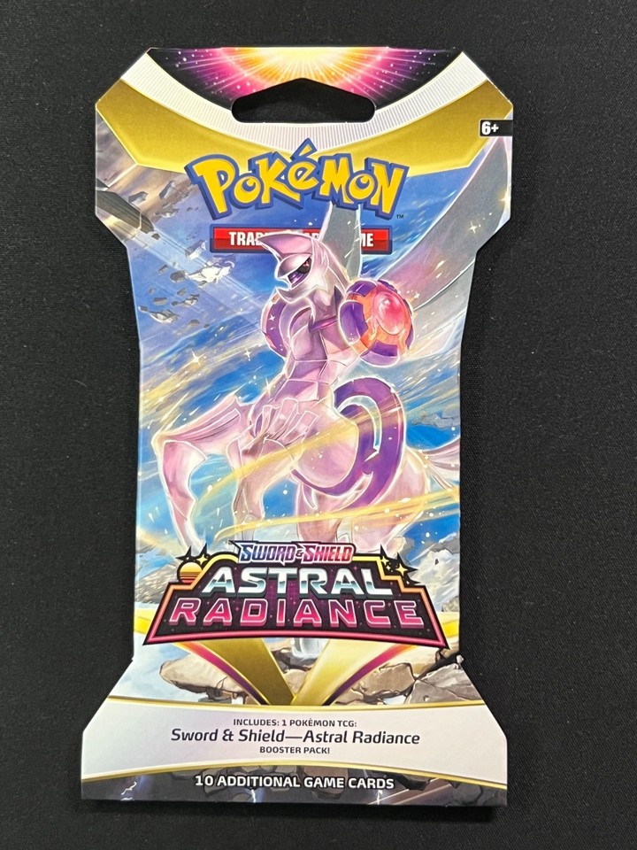 Pokémon Astral Radiance Sleeved Booster Packs - Lot of 6 Packs ...