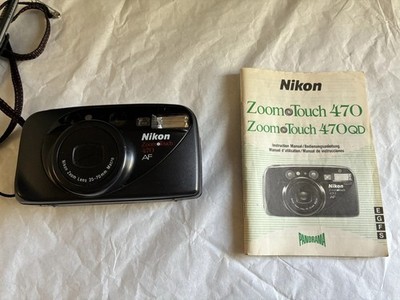 Nikon Zoom Touch 470 AF 35mm Camera 35-70mm Zoom Lens/W Manual. Needs ...