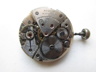 ETA cal. 1080 Swiss 17 jewels watch movement - Rogelin signed - running ...