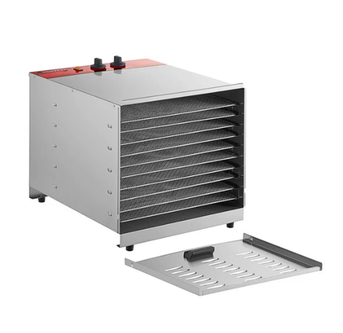 Avantco CFD10 Ten Tray Stainless Steel Food Dehydrator with Removable ...
