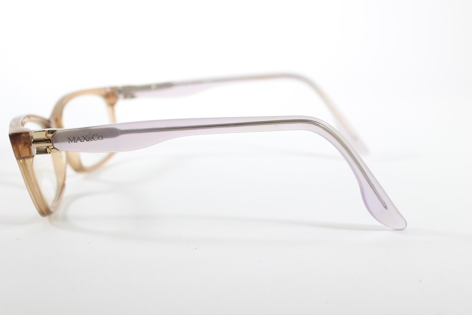 Max and Co Eyeglasses M and C 130 Women Brown Full Rim Plastic Glasses ...