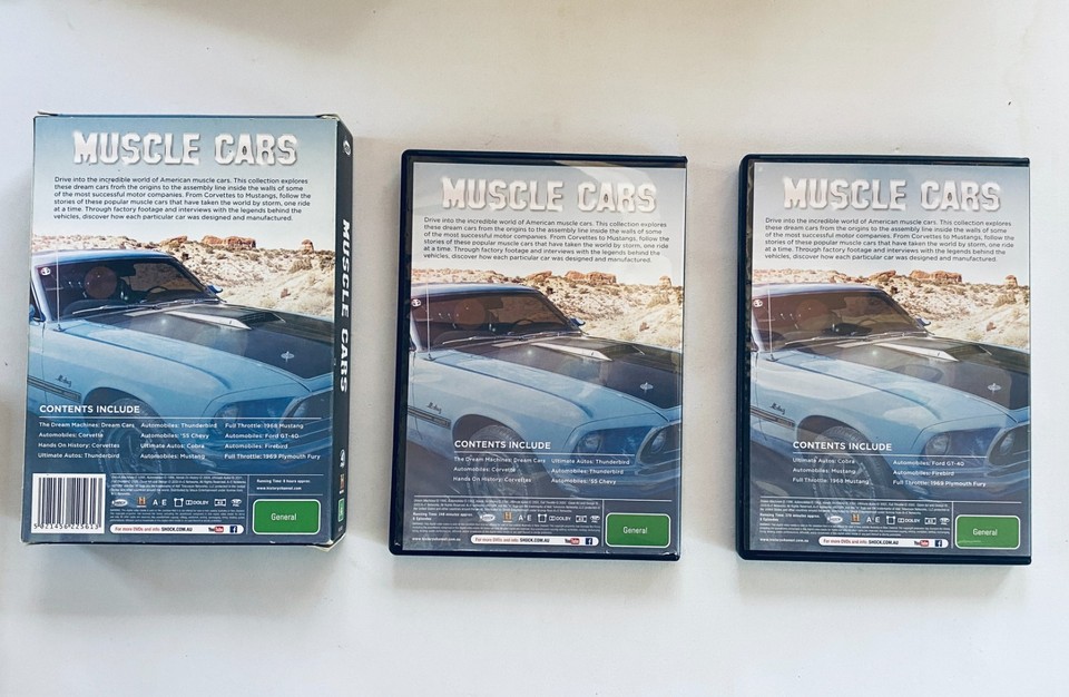 MUSCLE CARS Collector's Edition Box set & US Muscle Box set - Region 4 ...