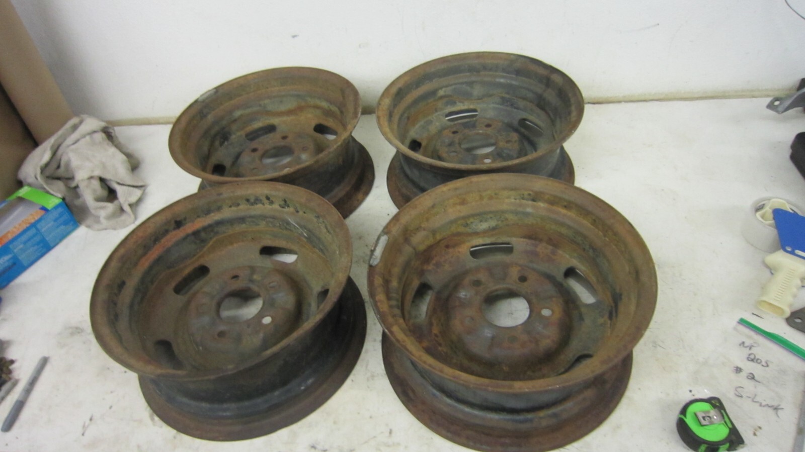 Wheel Original Steel Rally 1969 Chevrolet Camaro Rim 14x6 XN Code OEM ...