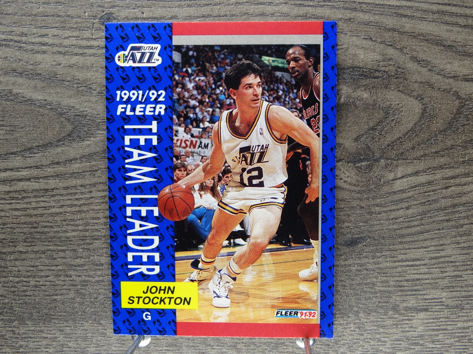 1991-92 Fleer #397 John Stockton TL | eBay