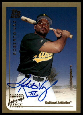 1999 Topps Traded & Rookies #T9 Roberto Vaz Autographs | eBay