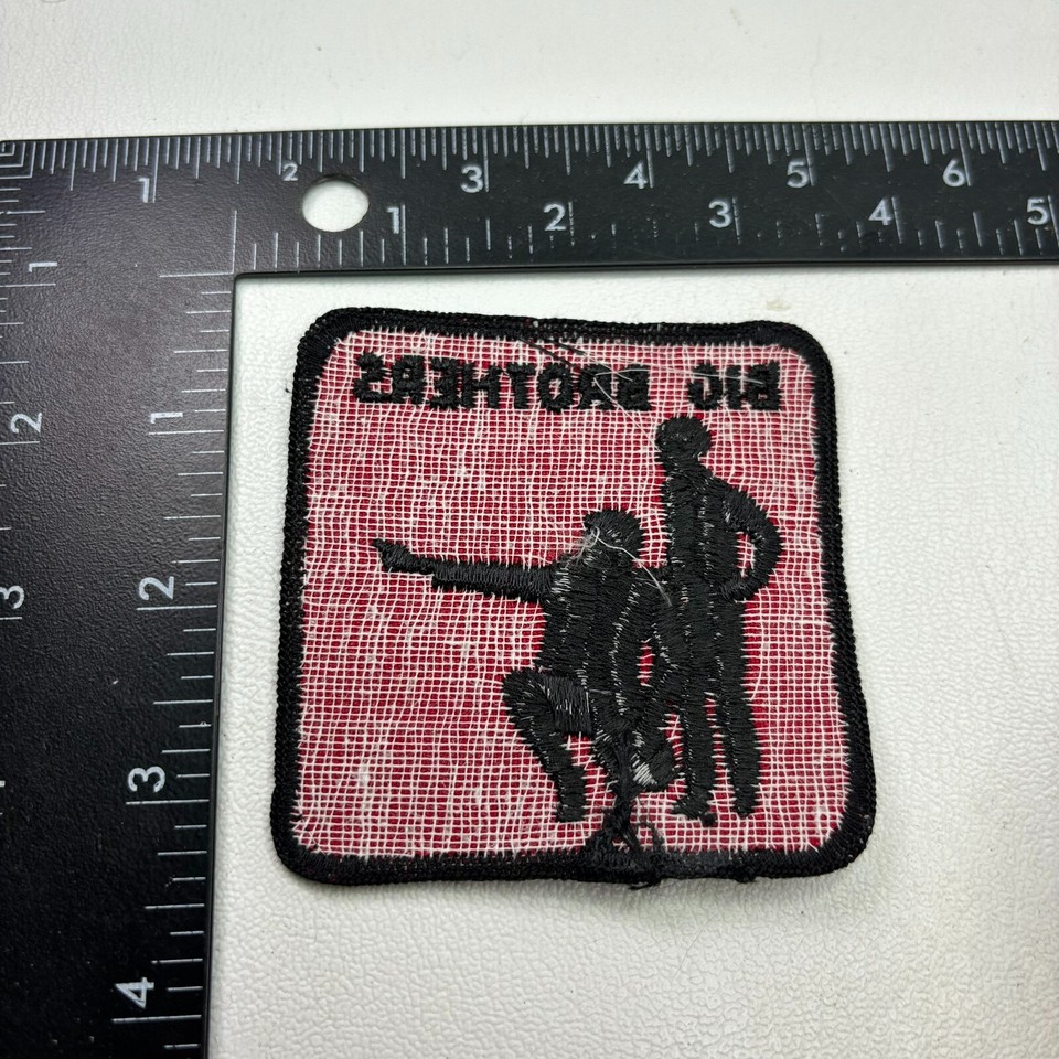 Vintage RED & BLACK BIG BROTHERS Patch (Mentor, Teacher) 44MY | eBay