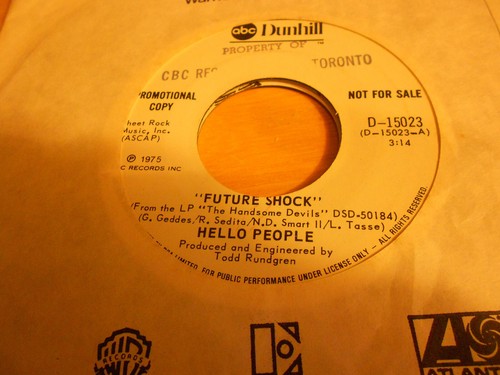 hello people vinyl 45 abc PROMO future shock/destiny | eBay UK