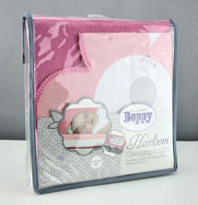 New Authentic Boppy Changing Pad Cover and Liner, Heirloom Flower ...