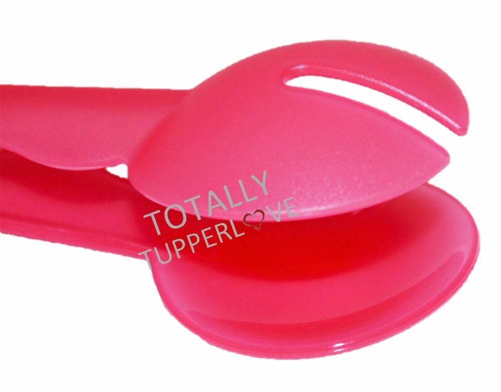Tupperware Tongs 10" Salad Serving Spoon & Fork Set Interlocking ...
