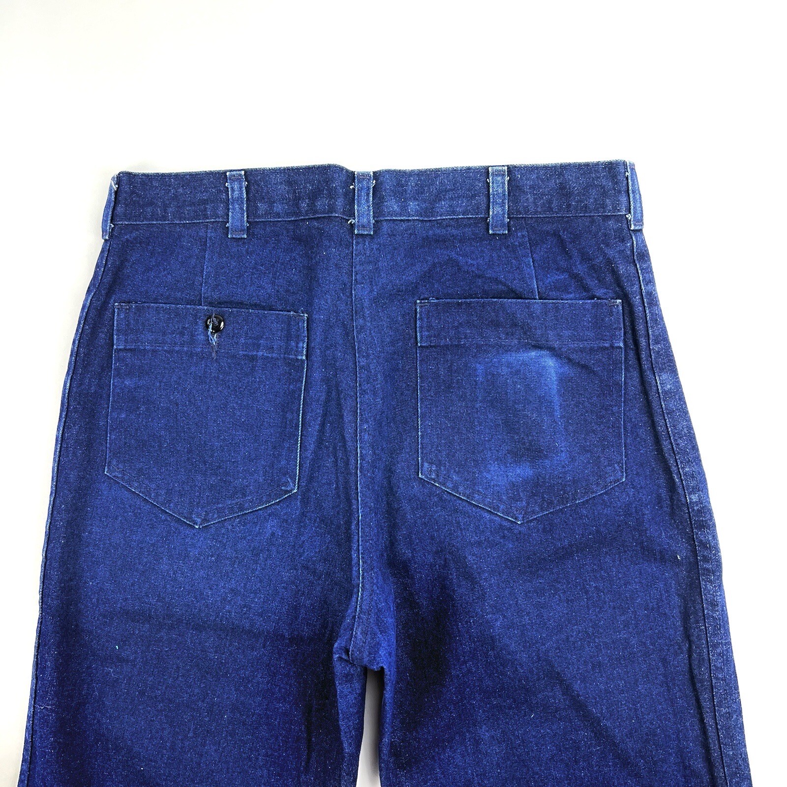 Vintage Denim US Navy Utility Trousers Jeans 80s - Si… - Gem