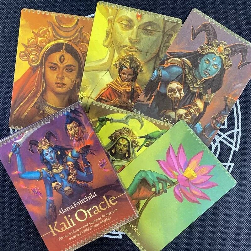 Tarot Of KALI Oracle Deck Games 44 Cards Magic Fate Divination English ...