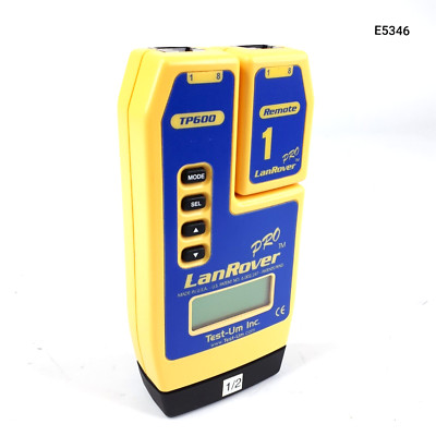 Test-Um LanRover/LanRoamer/Pro TP600 Cable Tester w/ 1 Remote E5346 | eBay