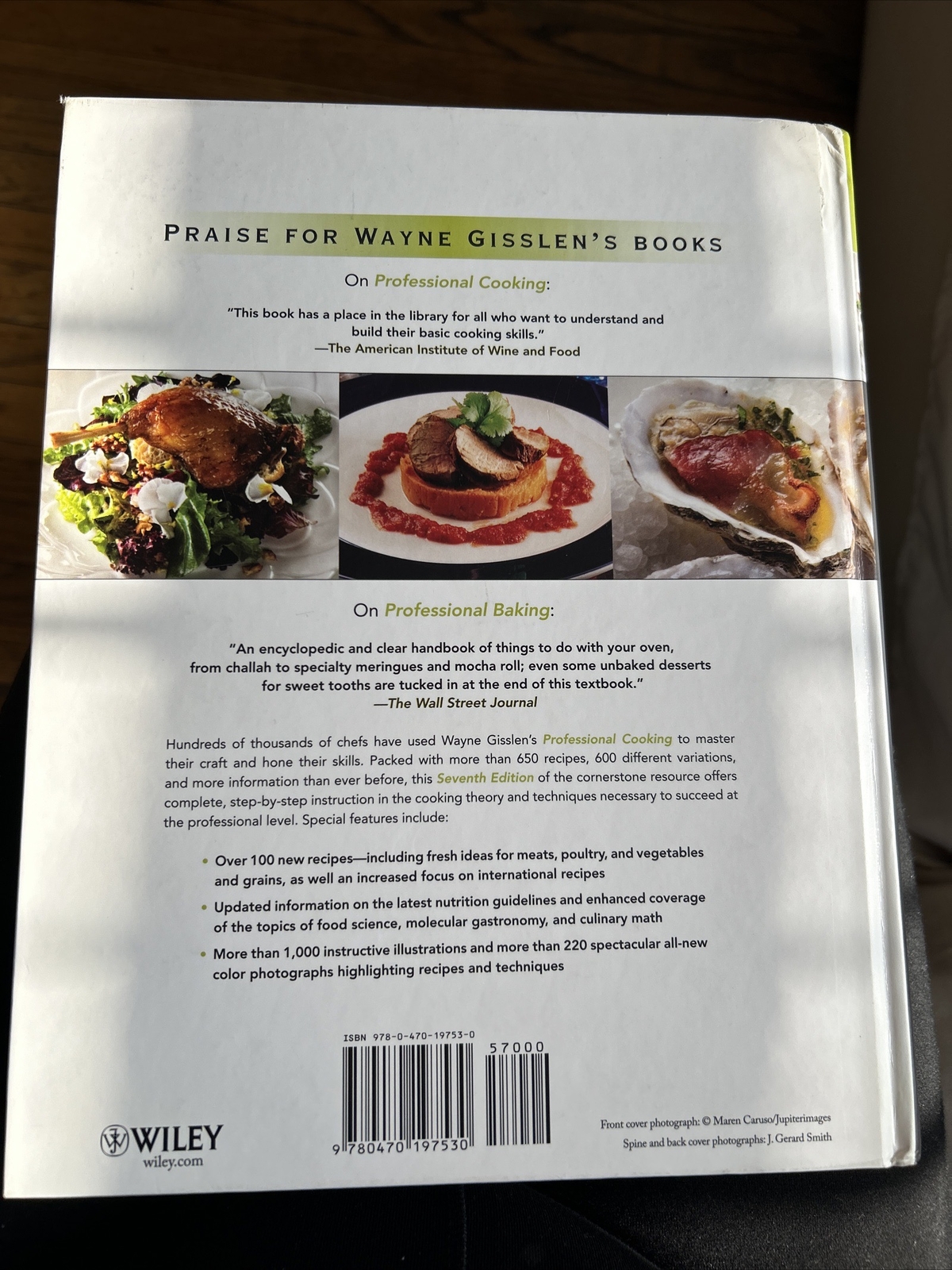 professional cooking By wayne gisslen 7th Edition | eBay