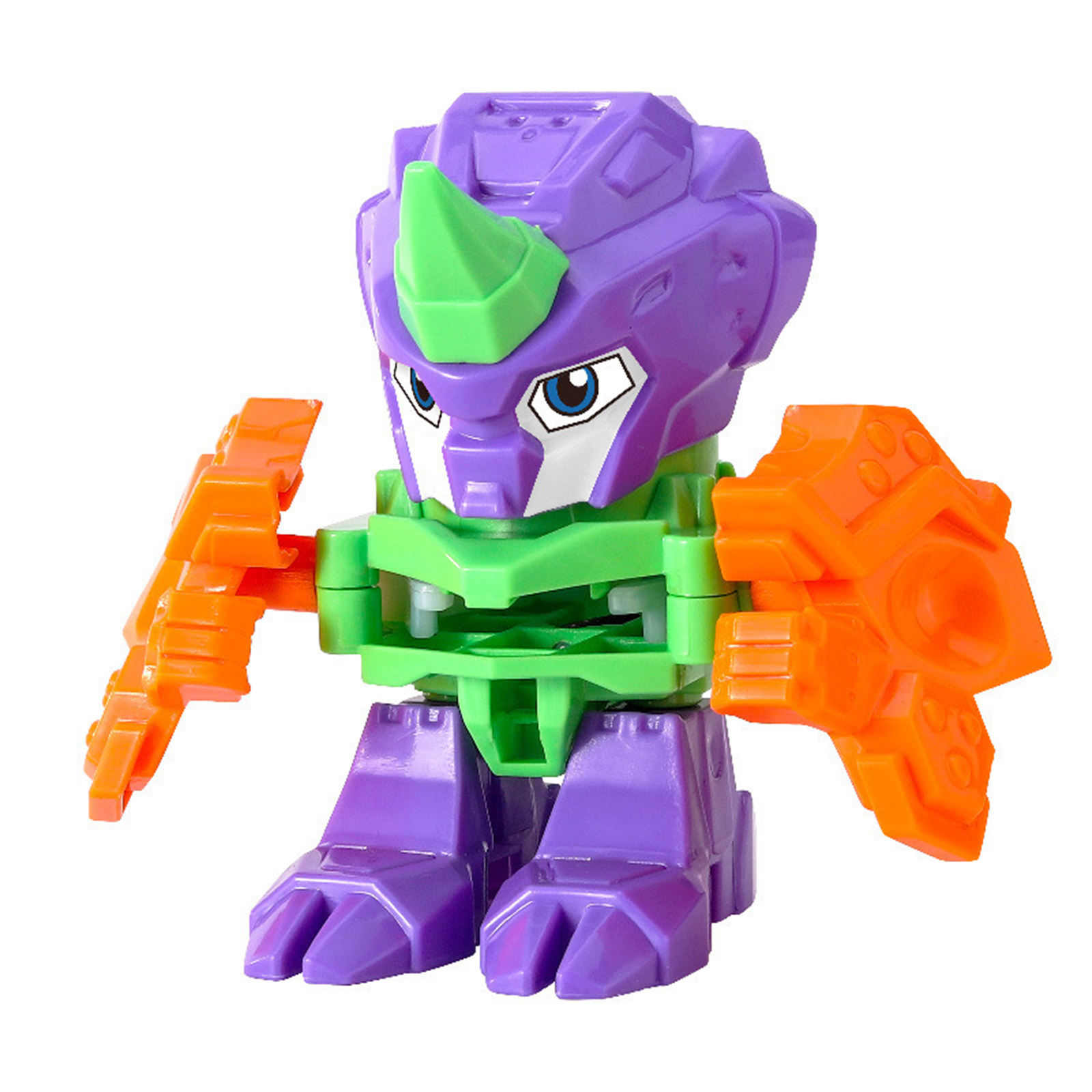 Flying Disc Launcher Toy Ejecting Robot Educational Diy with Flexible ...