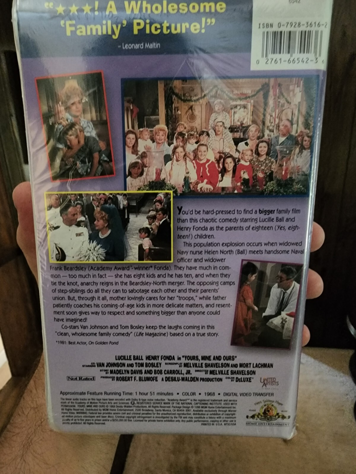 MGM/UA VHS Yours Mine and Ours 1968 Lucille Ball Henry Fonda Family ...