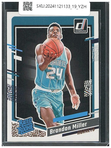 2023 Panini Donruss Brandon Miller Rated Rookies RC #226 | eBay