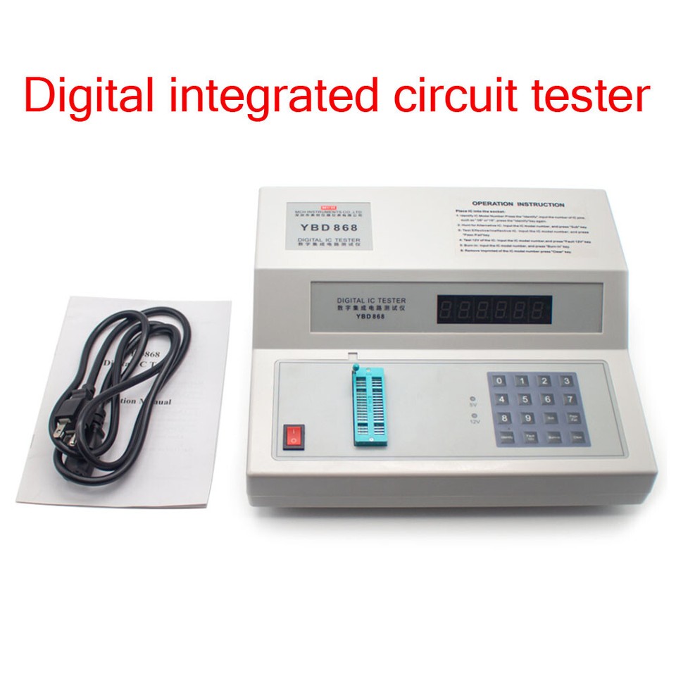 Digital IC Tester YBD868 Integrated Circuit Tester 110V/220V | eBay