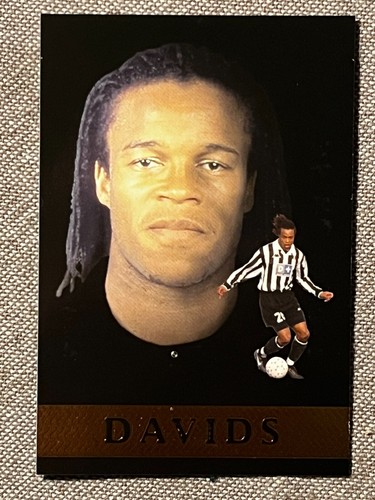 MUNDI CROMO CARDS CALCIATORI 2000 EDGAR DAVIDS JUVENTUS #411 TOPLOADER ...