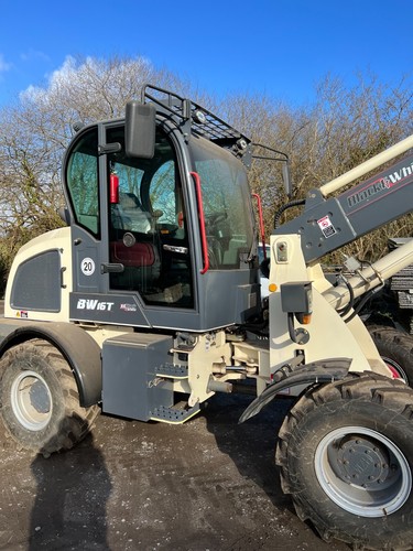 telehandler black and white. only done 10 hours. | eBay UK