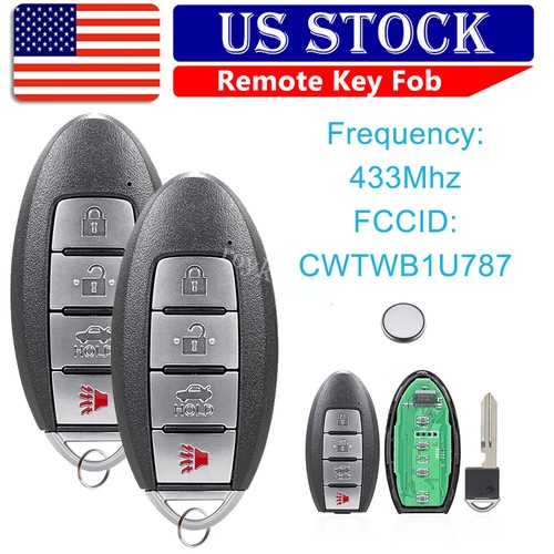 2 For 2011 2012 2013 INFINITI QX56 SMART KEY REMOTE KEYLESS ENTRY FOB ...