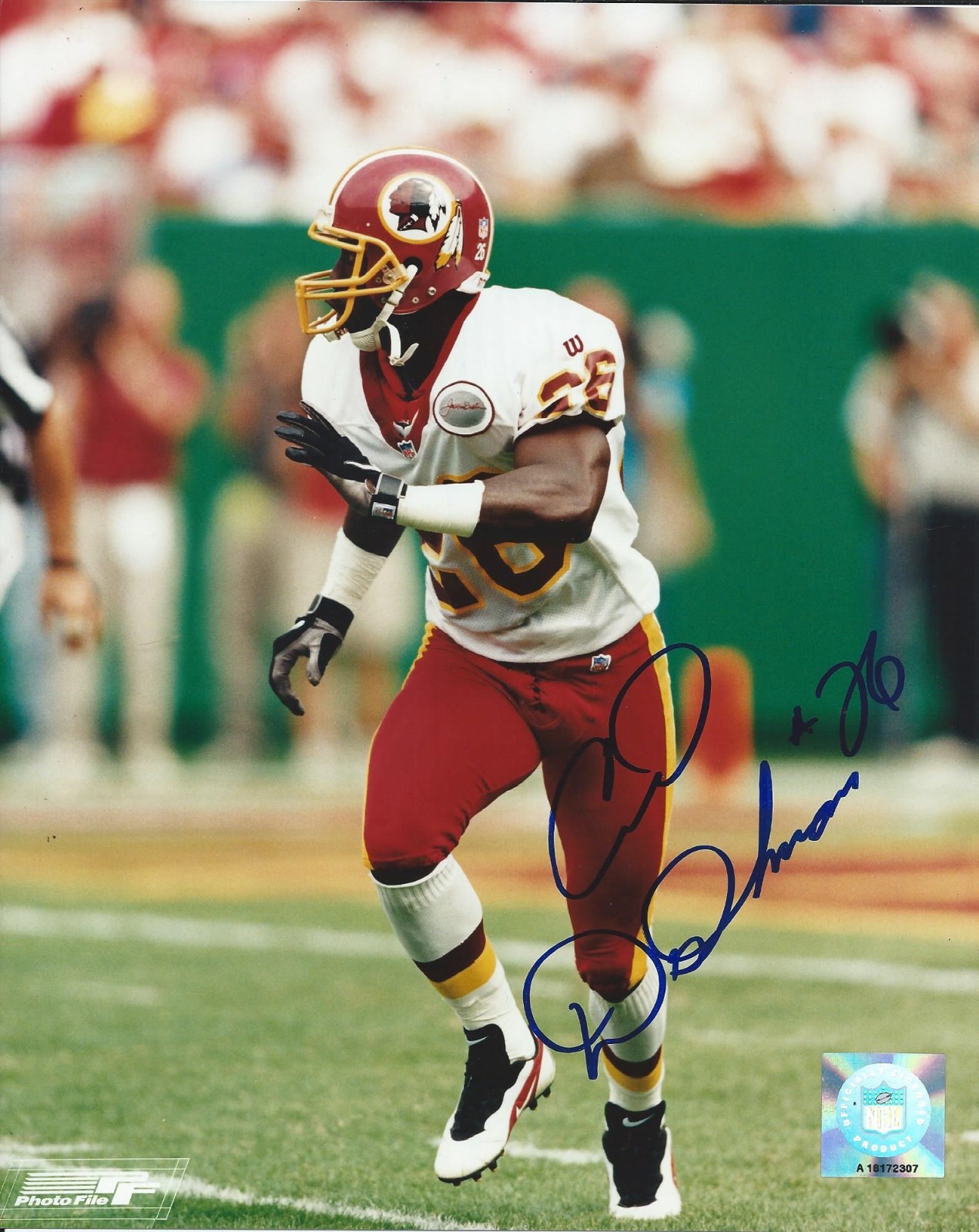 Chris Dishman Washington Redskins Hand Signed Autographed 8x10 Photo w ...