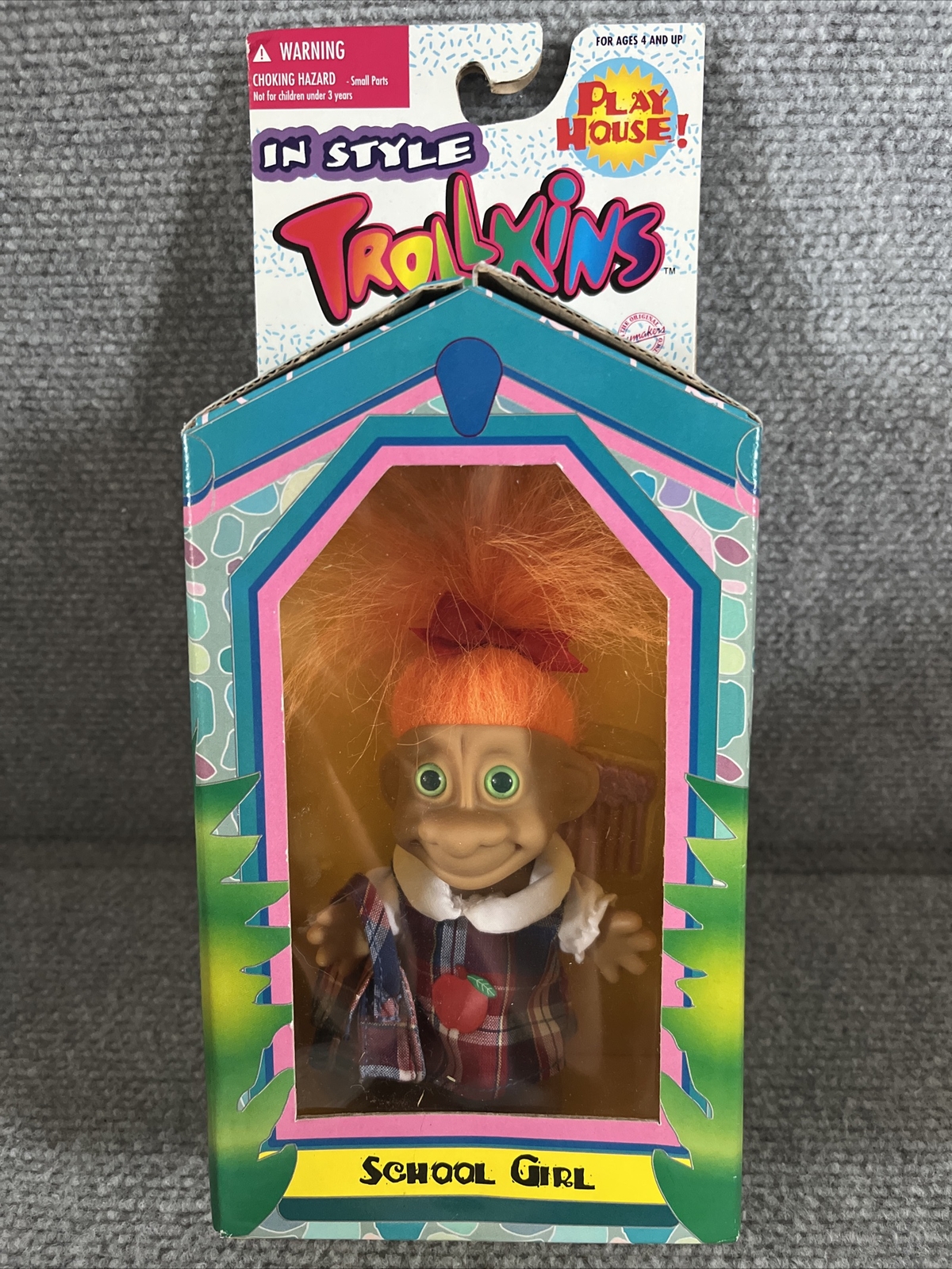 Trollkins School Girl #12 Troll Doll Toy Figurine Vintage Sealed In ...
