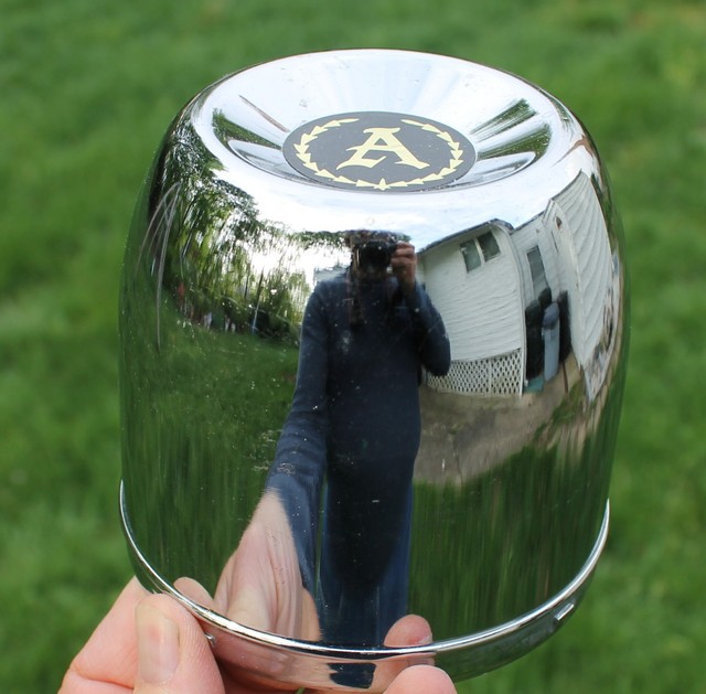 Vintage Appliance "a" Truck Mag Wheel Center Cap 4 1/8" Push in for ...