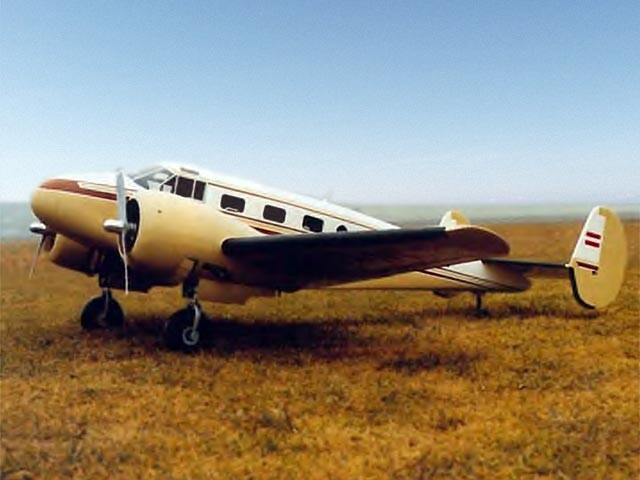 Beechcraft H18 Sport Scale 94" Wing RC Model Airplane Printed Plans ...